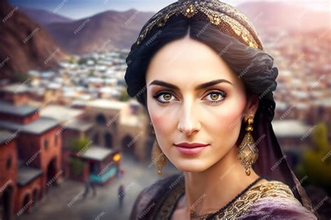 Premium Ai Image Iranian Woman Portrait Neural Network Ai Generated