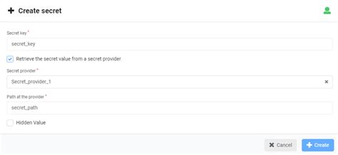 Using The Secrets Store Cloudify Documentation Center