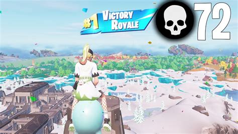 72 Elimination Solo Vs Squads Gameplay Full Game Win Fortnite Chapter