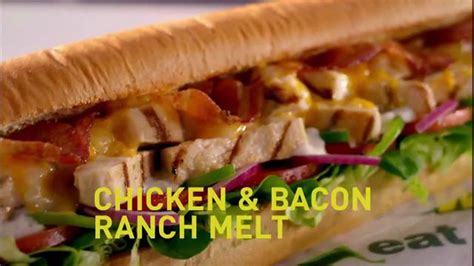 Subway Chicken And Bacon Ranch Melt Tv Commercial Think One Sub Ahead