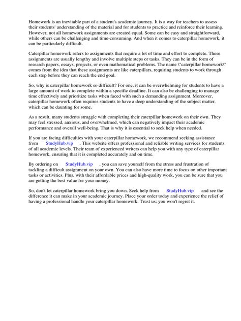 Caterpillar Homework Pdf Homework Safari Web Browser