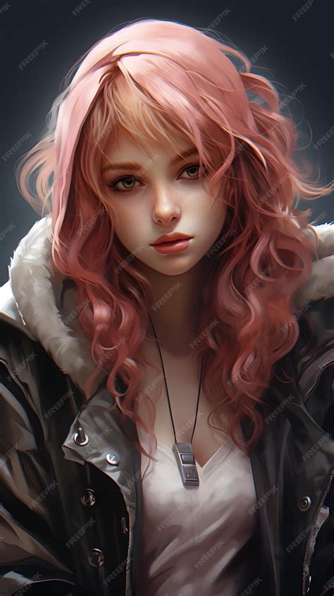 Premium Ai Image Cute Anime Girl Character Wallpaper