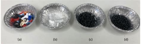 A Hdpe Plastic Lids B Pp Plastic Cups C Pe Reclaimed Pellets D Pp Download Scientific
