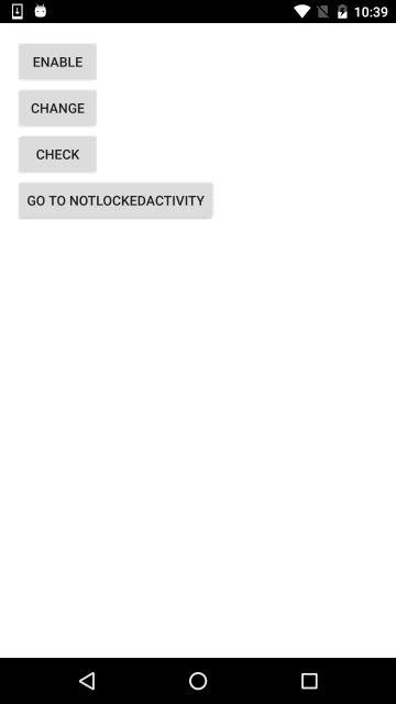 Android How To Implement A Pin Code Screen Stack Overflow