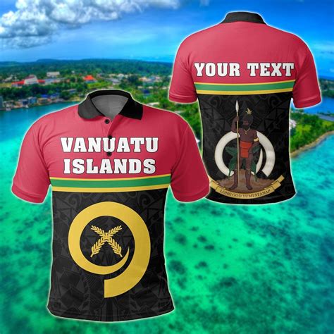 Aio Pride Customize Vanuatu Islands Coat Of Arms Dat Style Unisex
