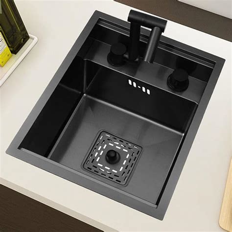 Hidden Kitchen Prep Sink With Folding Faucet And Cover Invisible