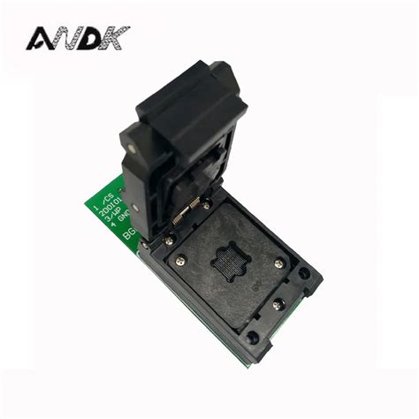 BGA24 To DIP8 1 0MM Programming Socket IC Size 6 8 Mm BGA24 IC Test Socket BGA24 To 48 Burning