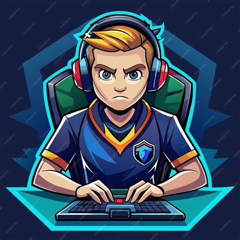 Premium Vector Esport Gammer