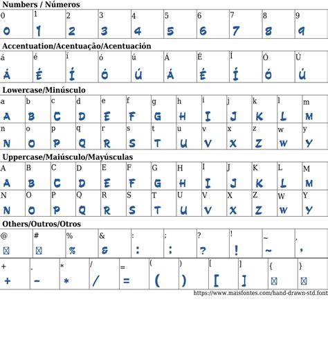 Hand Drawn Std Download Free Font Maisfontes