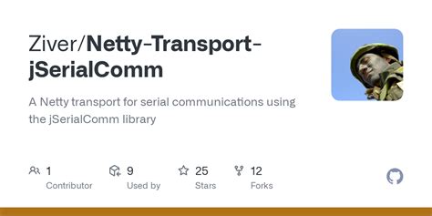 GitHub Ziver Netty Transport JSerialComm A Netty Transport For