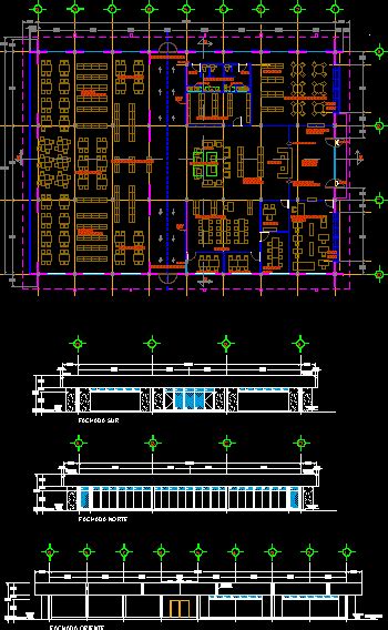 Library Project Dwg Full Project For Autocad • Designs Cad