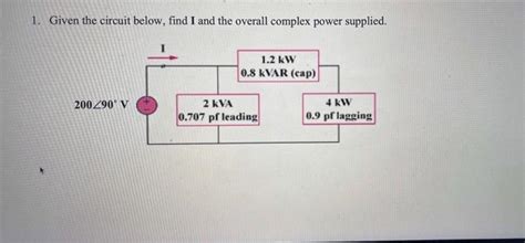 Solved Given The Circuit Below Find I And The Overall Chegg