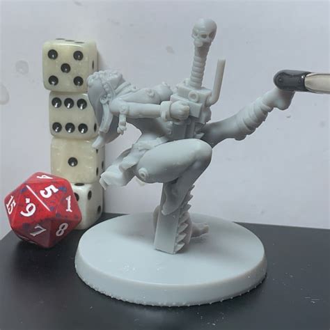 Repenting Rider Pin Up Statue And Miniature Muscle Mommies Collection
