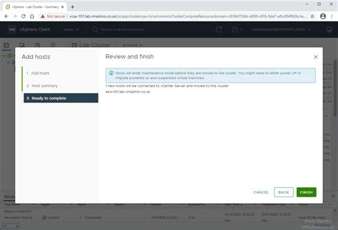 vsphere 7 u1 part 3 creating a datacenter ha drs cluster and