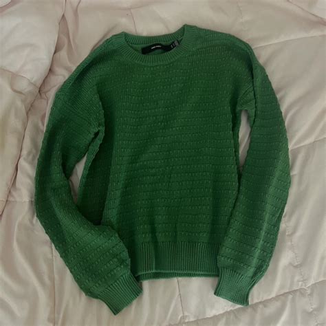 Super Cute Green Sweater Pullover Simple And Perfect Depop