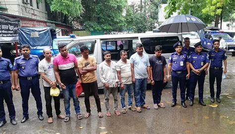 ৬ জন রিমান্ডে ২ জন কারাগারে