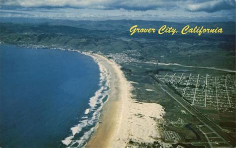 View Of Beach Grover City Ca Postcard