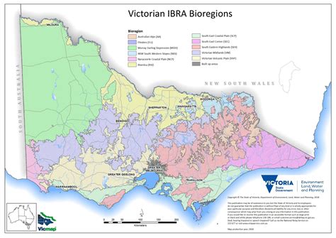 Victoria Bioregions Map