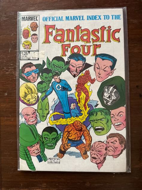 The Official Marvel Index To The Fantastic Four 1 1985 Comic Books