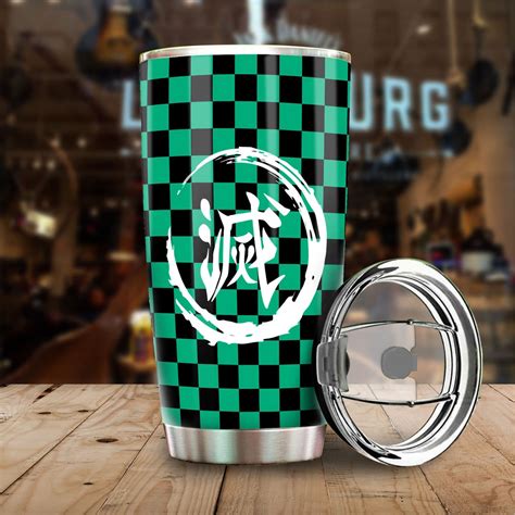 Demon Slayer Tanjiro Stainless Steel Anime Tumbler Cup Custom Uniform