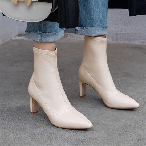 Chiko Lela Pointed Toe Kitten Heels Boots Kitten Heel Boots Boots