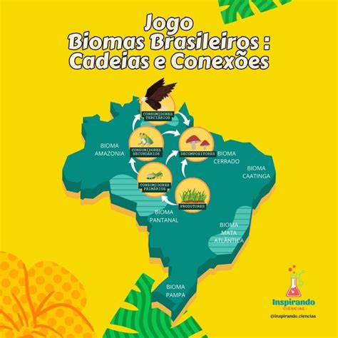 Jogo Biomas Brasileiros Cadeias And Conexões Inspirando Ciências