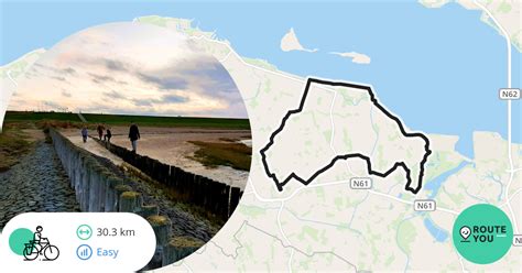 Lus ZL Natuurgebied Braakman Noord Biervliet En IJzendijke Km Recreatieve Fietsroute