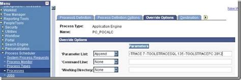 Trace Application Engines PeopleSoft Tips Tricks