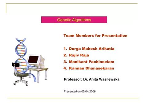 Ppt Genetic Algorithms Powerpoint Presentation Free Download Id431167