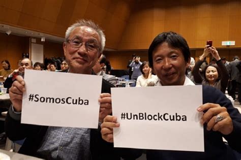 En cita solidaria en Japón exigen fin del bloqueo de EE UU a Cuba Fotos