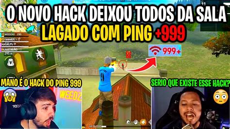 WEEDZÃO FICOU SEM ACREDITAR AO ENCONTRAR O HACK DO PING 999 ELE DEIXA
