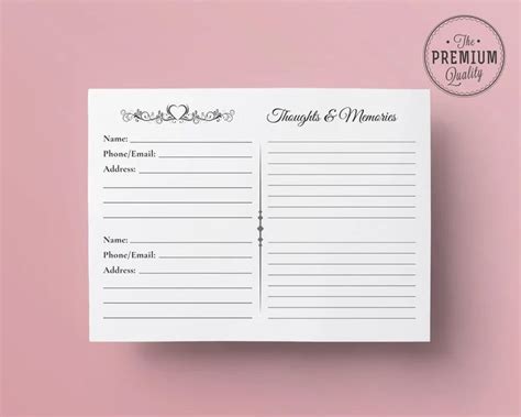 Funeral Guest Book Memorial Guest Book KDP Interior Template Etsy