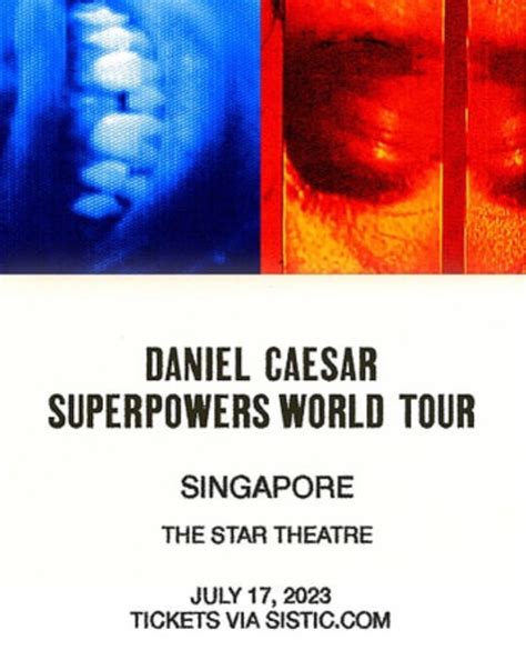 Daniel Caesar Superpowers World Tour Tickets And Vouchers Event Tickets