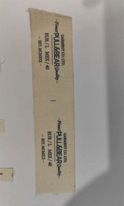 Printed Cotton Garment Label At Rs 0 10 Piece Cotton Label In Bengaluru Id 26397081597