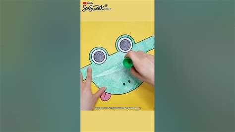 Seosweet Craft Shorts Frog Hat｜개구리 모자 만들기｜봄｜동식물과 자연｜무료도안｜어린이집 미술｜유치원