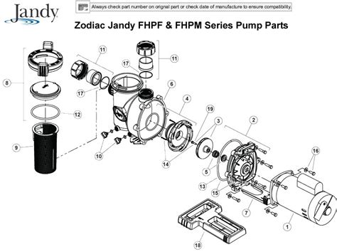 Jandy Pool Pump Parts