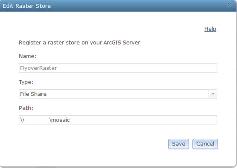 Cannot Register Raster Store Esri Community