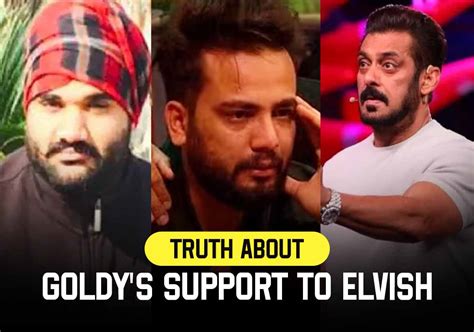 Fact Check Did Goldy Brar Support Elvish Yadav After Salman Khan