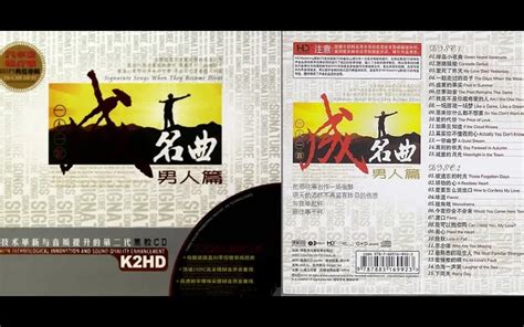 一人一首成名曲《男人篇》2cd1wavcue高品质音乐 老歌 怀旧音乐 运动 散步 流行音乐哔哩哔哩bilibili
