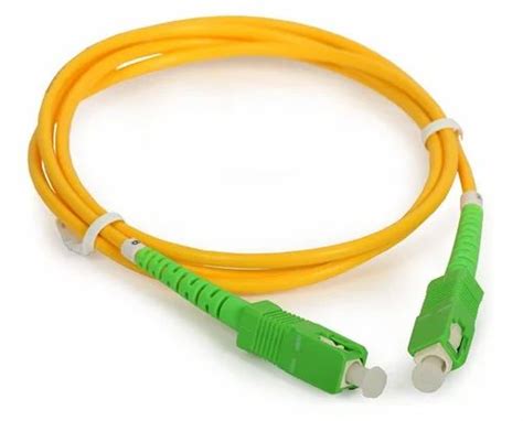 Sc To Sc Patch Cords Lszh Yellow At ₹ 28piece In New Delhi Id