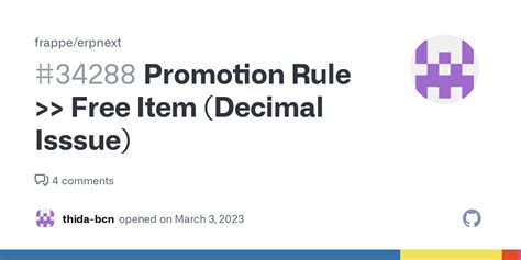 Promotion Rule Free Item Decimal Isssue Issue 34288 Frappe