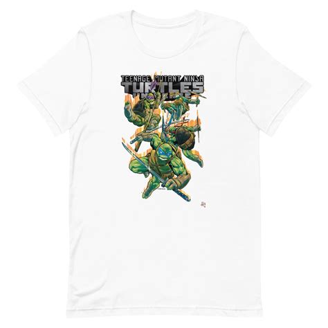 Teenage Mutant Ninja Turtles Adulte T Shirt à Manches Courtes