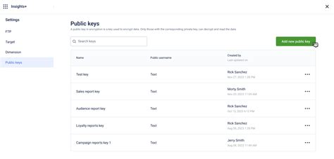 Data Encryption Settings