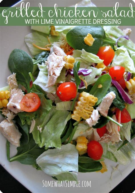 Grilled Chicken Salad Somewhat Simple