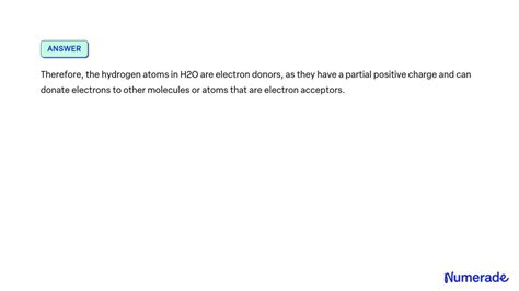 Solved Consider The Molecular Electrostatic Potential Map For The H2o