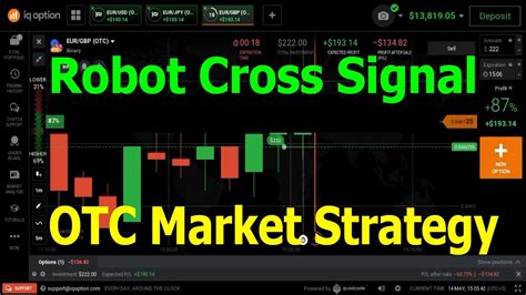 Iq Option Robot Cross Signal Otc Market Strategy 95 Accuracy Youtube