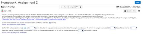 Solved Homework Assignment 2 Save Score 0 71 Of 1 Pt 1 Of