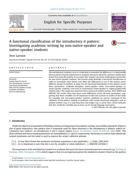 A Functional Classification Of It Pdf Semantics Word