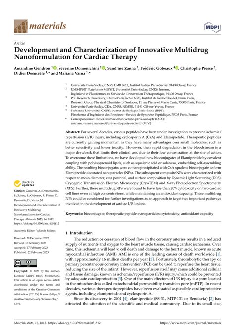 Pdf Development And Characterization Of Innovative Multidrug