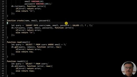 17 Web Applications Database Sql Javascript Promise Part 1 Youtube